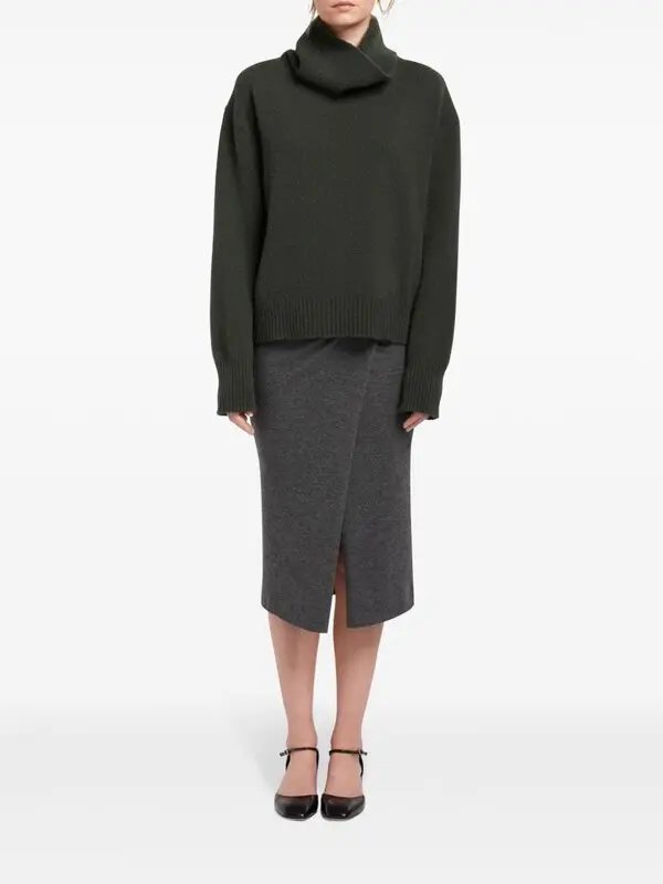 Cashmere In Love Moss Cashmere Jumper - Green