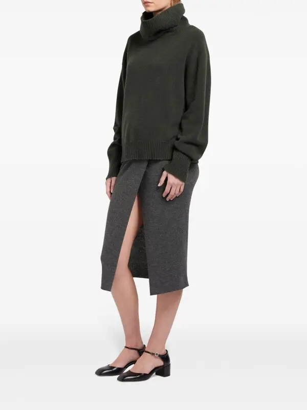 Cashmere In Love Moss Cashmere Jumper - Green