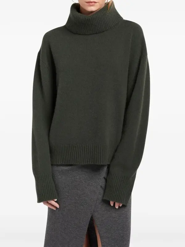 Cashmere In Love Moss Cashmere Jumper - Green