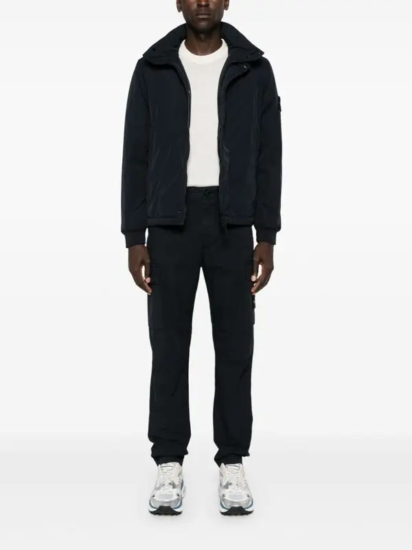 Stone Island Tapered Cargo Trousers - Blue