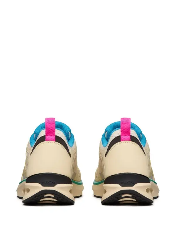Valentino Garavani Vlogo Easyjog Leather Sneakers - Neutrals