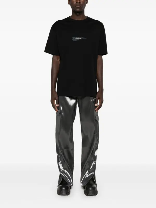 Givenchy Logo-embroidered Wings-print T-shirt