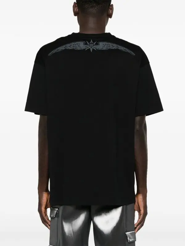 Givenchy Logo-embroidered Wings-print T-shirt