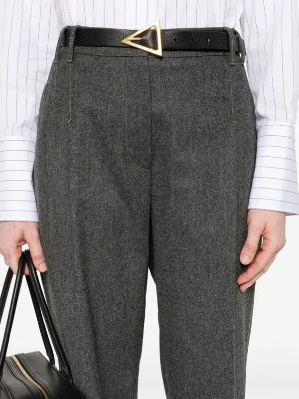 Brunello Cucinelli Pleated Felted Trousers