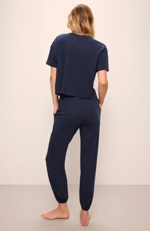 Eberjey Solid Crop Pajama Pants