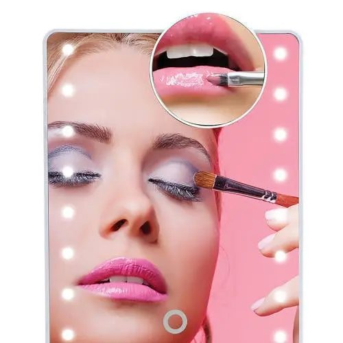 PURSONIC Led Lighted Vanity Makeup Mirror - White