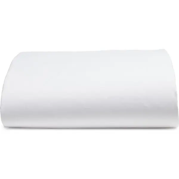 Nordstrom Organic Cotton Percale Fitted Sheet - White