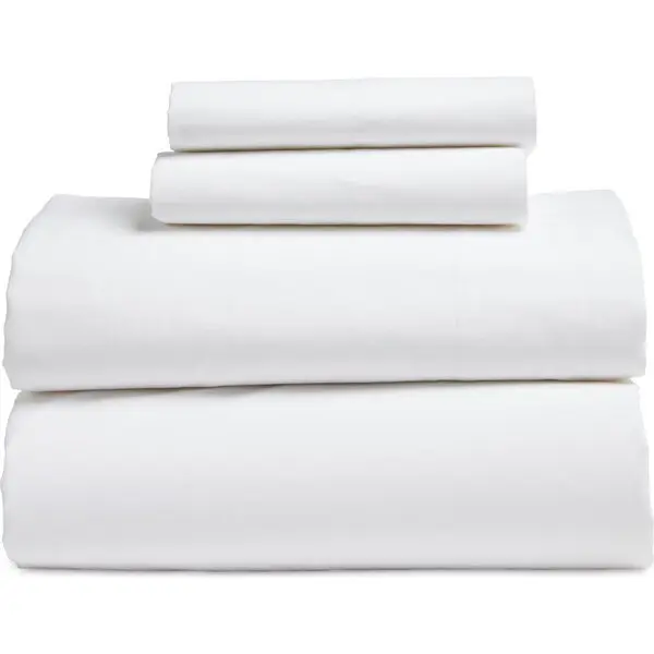 Nordstrom Organic Cotton Percale Sheet Set - White