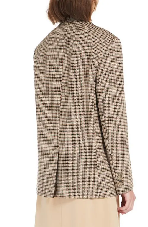 Max Mara Veletta Houndstooth Check Jacket