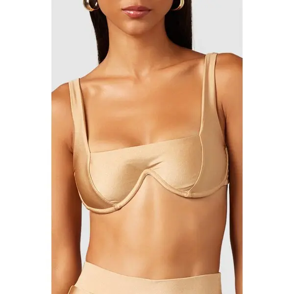 MBM SWIM Chance Bikini Top - Sand