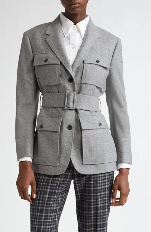Thom Browne Wool Flannel Safari Jacket