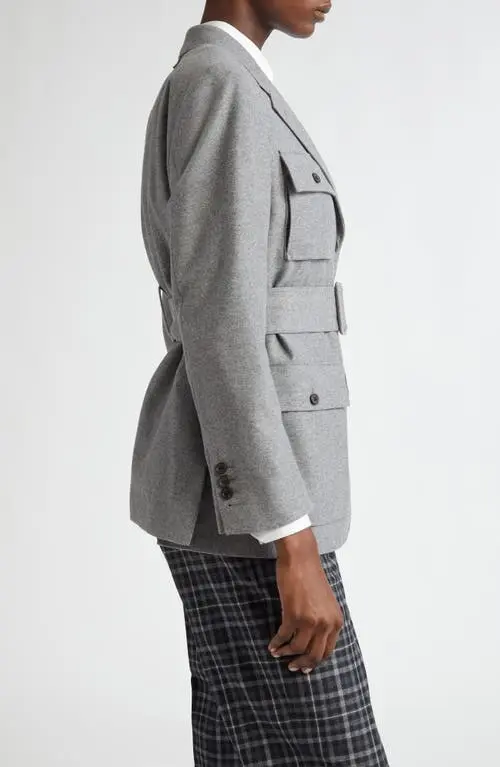 Thom Browne Wool Flannel Safari Jacket