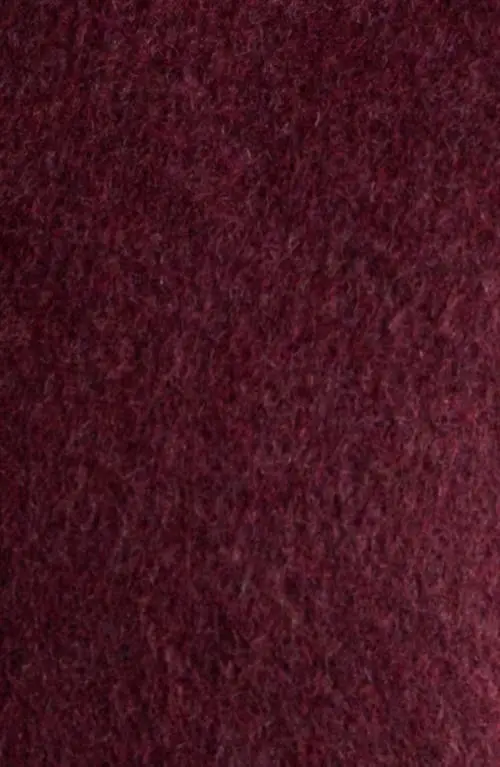 Bernardo Relaxed Double-breasted Felted Coat - Cherry Lacquer