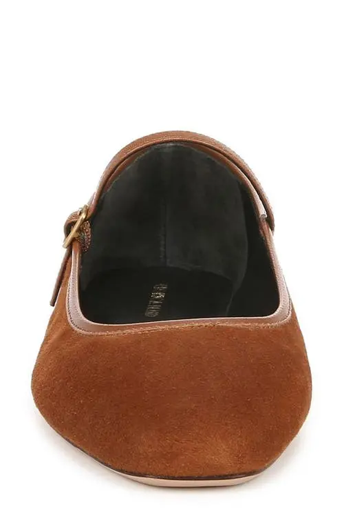 Veronica Beard Ellie Mary Jane Flat - Caramel