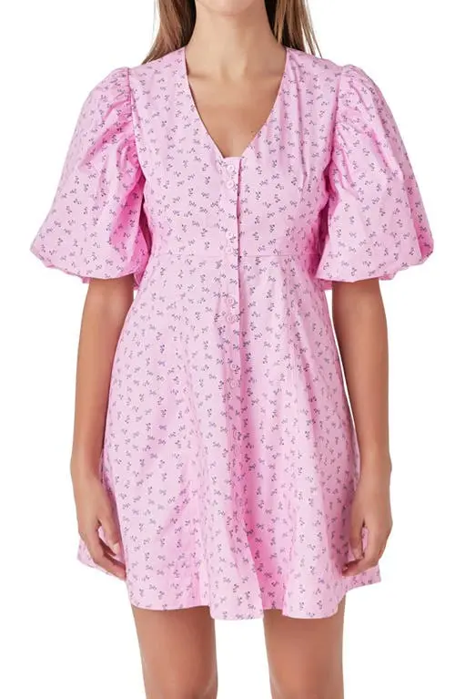 Endless Rose Floral Print Mini Dress