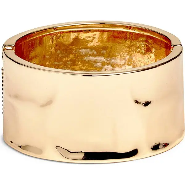 OPEN EDIT Molten Metal Bangle - Gold