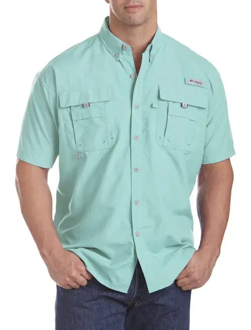 Columbia Pfg Bahama Ii Short-sleeve Sport Shirt - Gulf Stream