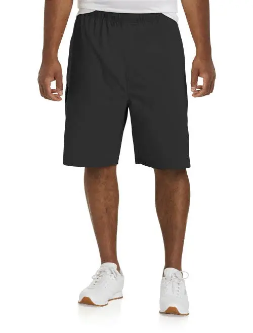 REEBOK Big & Tall Performance Ripstop Cargo Shorts - Black