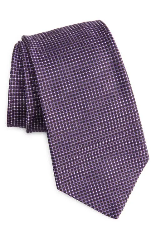 Ralph Lauren Purple Label Bond St. Solid Neck Tie - Navy/ Purple