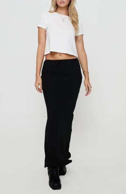 Princess Polly Mercer Linen Blend Maxi Skirt