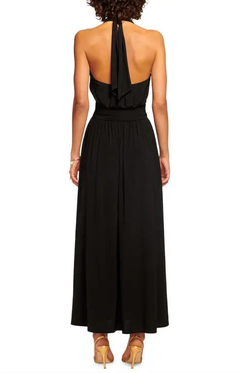 Ramy Brook Augusta Plunge Halter Dress