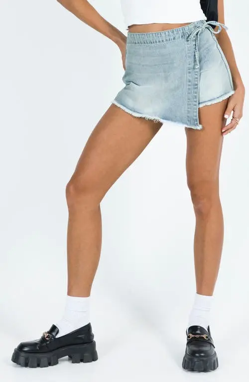 Princess Polly Bowden Denim Skort
