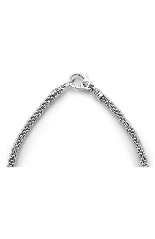 Lagos Signature Caviar Beaded Station Bracelet