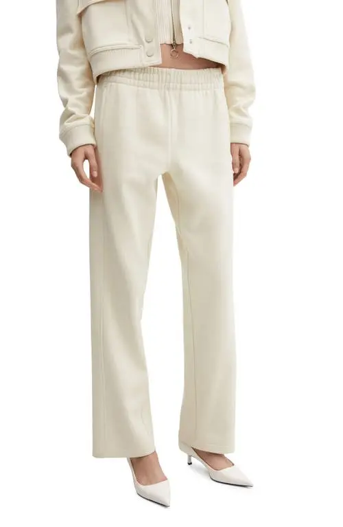 Mango High Waist Jogger Pants