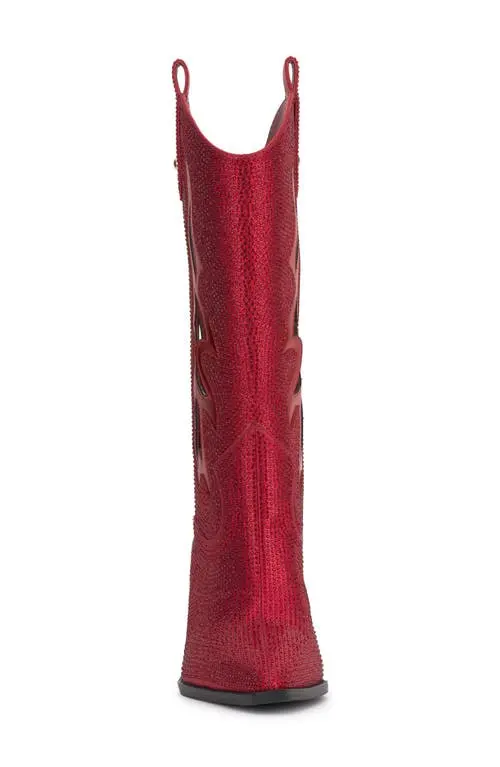 Jessica Simpson Ginika Western Boots - Red Muse