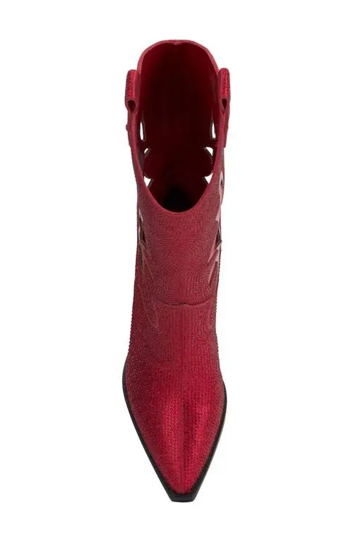 Jessica Simpson Ginika Western Boots - Red Muse