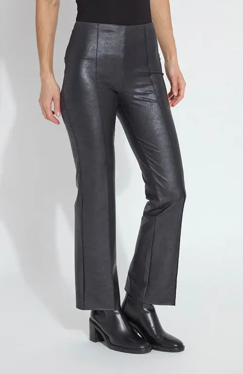 Lyssé High Waist Faux Leather Flare Pants