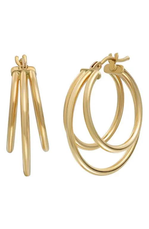 Bony Levy 14k Gold Layered Hoop Earrings - 14k Yellow Gold
