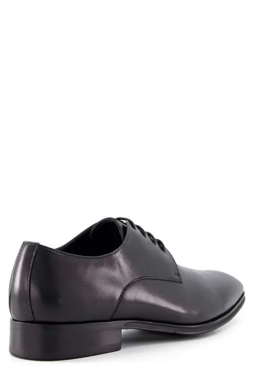 Dune London Plain Toe Derby - Black