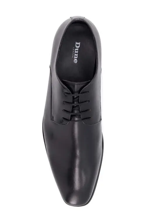 Dune London Plain Toe Derby - Black