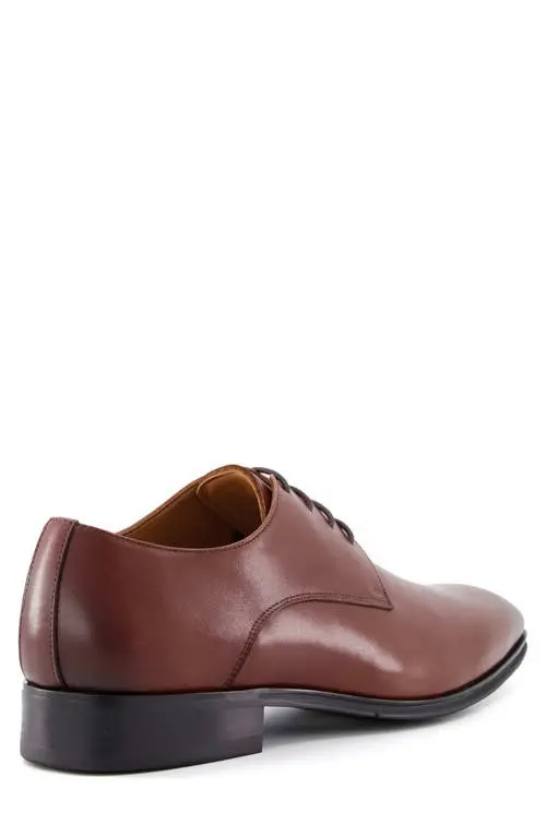 Dune London Plain Toe Derby - Tan