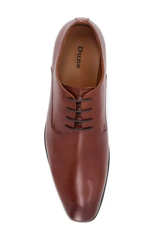 Dune London Plain Toe Derby - Tan