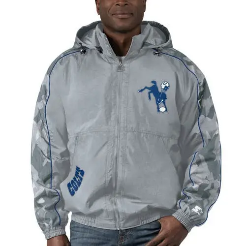 STARTER Indianapolis Colts Thursday Night Gridiron Throwback Full-zip Jacket