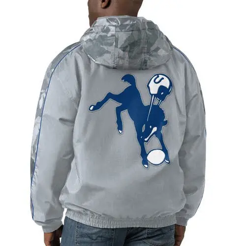 STARTER Indianapolis Colts Thursday Night Gridiron Throwback Full-zip Jacket By