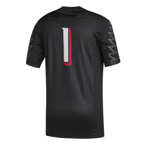 Adidas Louisville Cardinals Football Replica Jersey - Black