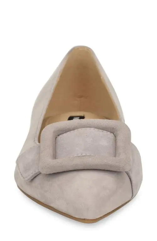 Nine West Jesike Pointed Toe Flat - Light Grey