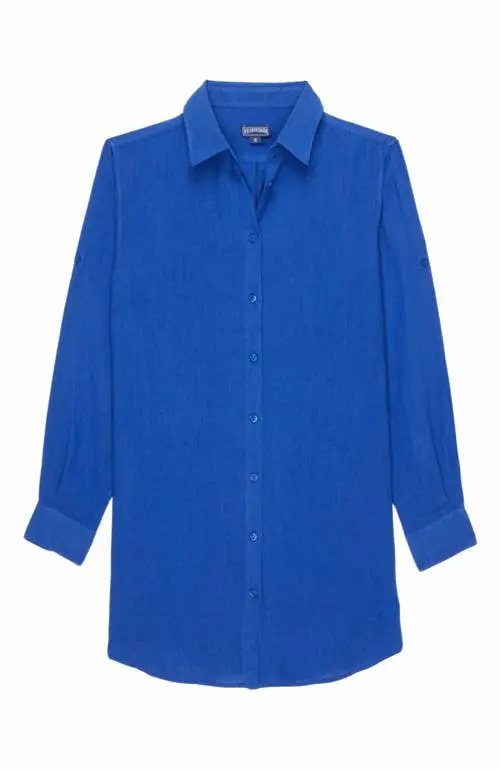 Vilebrequin Linen Shirt Dress - Marrakech