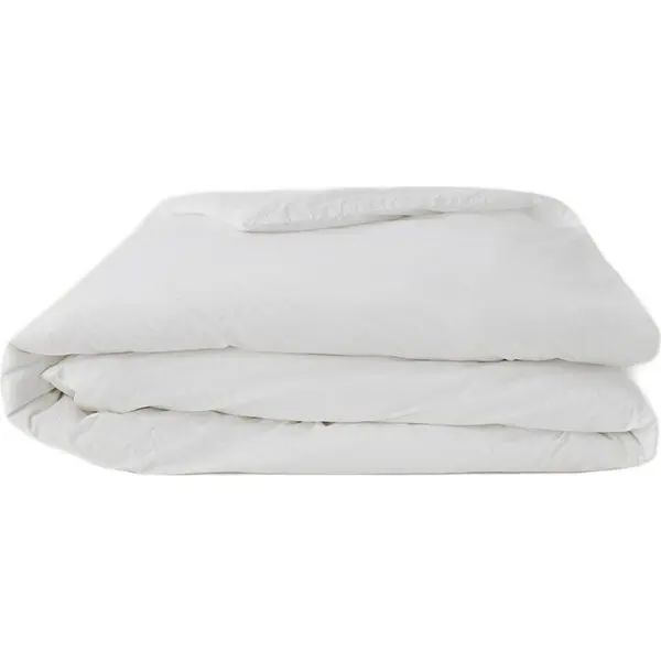 PACT Organic Cool-air Percale Duvet Cover - White