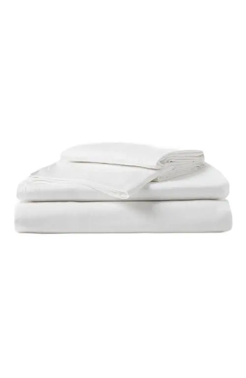 PACT Organic Room Service Sateen Sheet Set - White