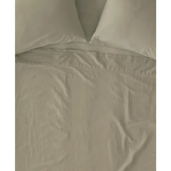 PACT Organic Room Service Sateen Pillowcase 2-pack - Spray Green