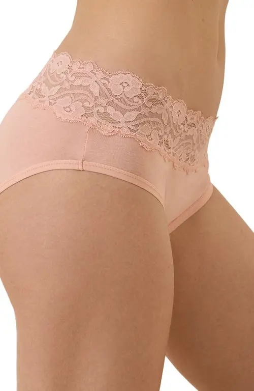 PACT Lace Waist Brief 3-pack - Barely There