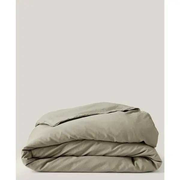 PACT Organic Room Service Sateen Duvet Cover - Spray Green