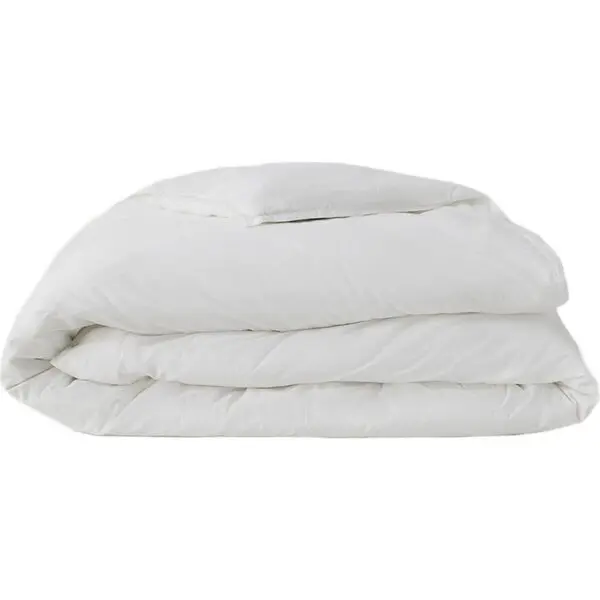 PACT Organic Room Service Sateen Duvet Cover - White