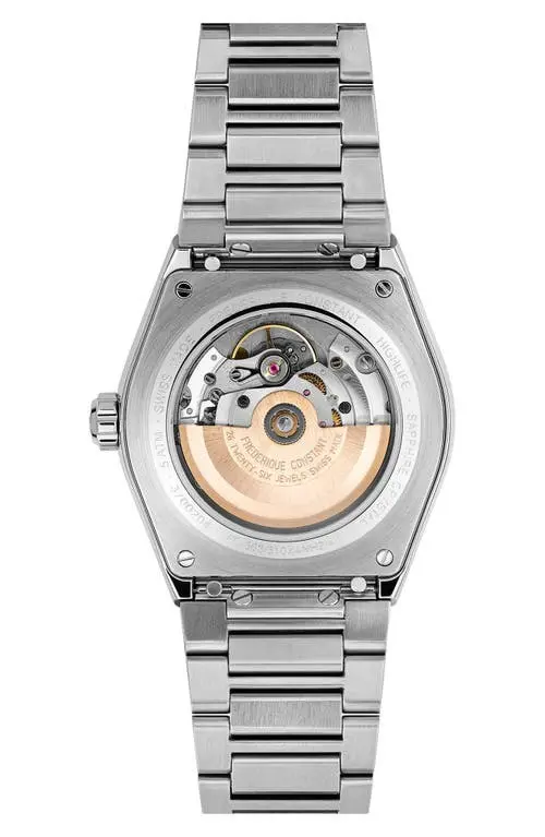 FREDERIQUE CONSTANT Highlife Automatic Cosc Strap Watch - Silver-tone