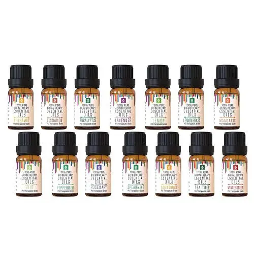 PURSONIC 14 Pack Of 100% Pure Essential Aromatherapy Oils