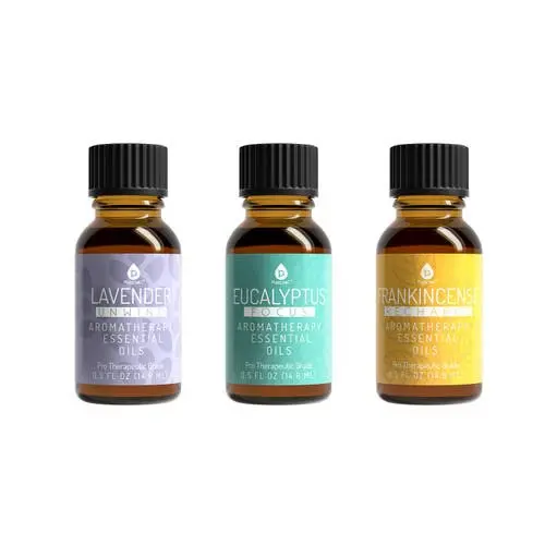 PURSONIC Aromatherapy Diffuser & Essential Oil Set-ultrasonic Top 3 Oils-300ml With 2 Mist Settings 7 Ambient Light Settings
